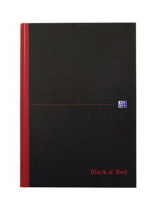 Oxford Black n' Red notebooks