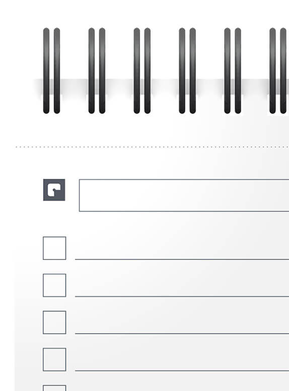 Notepads and notebooks for to-do lists - Oxford Task Manager