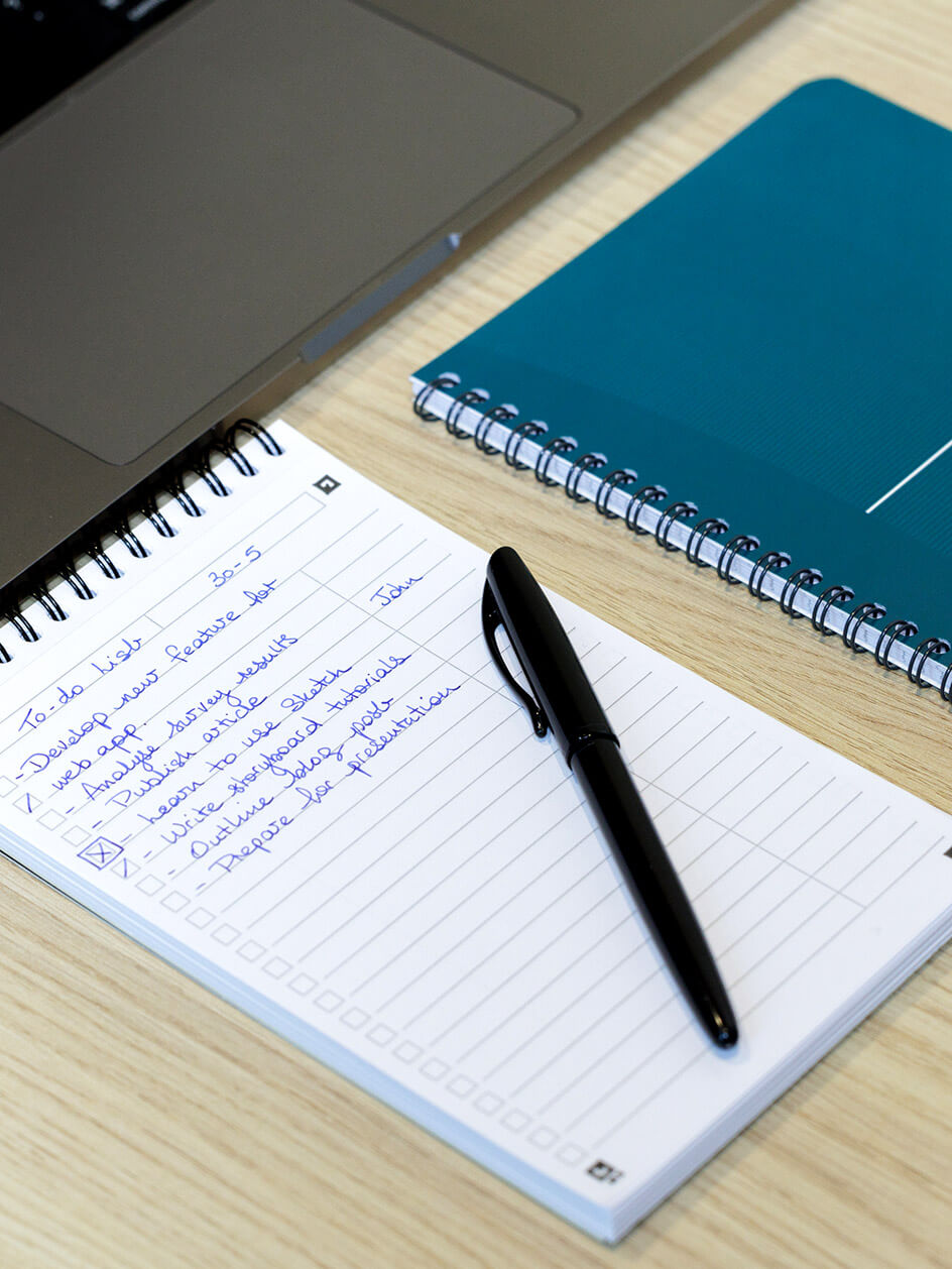 Oxford Black n' Red notebooks