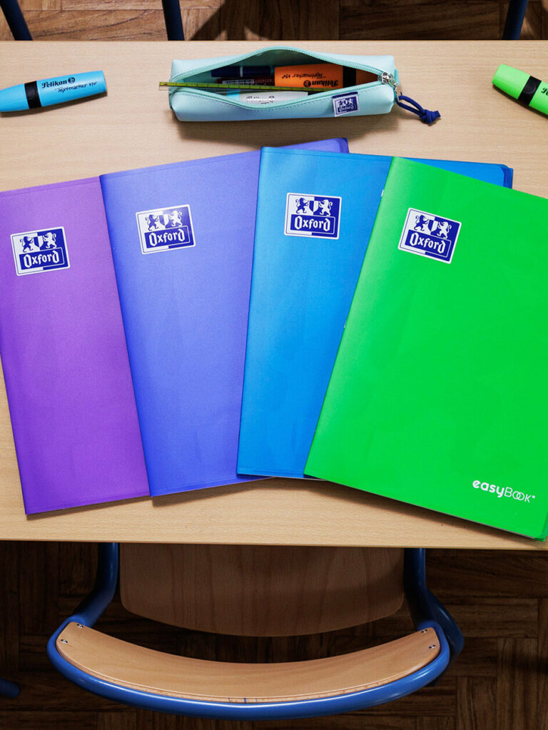 Cuaderno sin microperforado, el emblemático cuaderno Oxford
